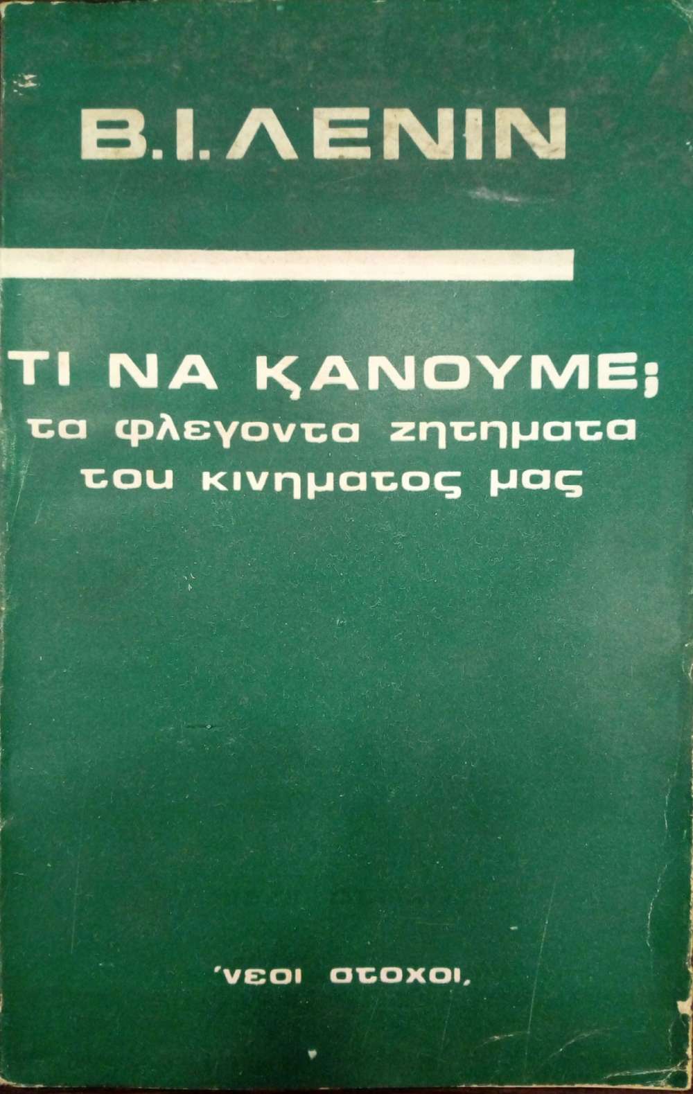 ΤΙ ΝΑ ΚΑΝΟΥΜΕ; ΤΑ ΦΛΕΓΟΝΤΑ ΖΗΤΗΜΑΤΑ ΤΟΥ ΚΙΝΗΜΑΤΟΣ ΜΑΣ - πίξελbooks